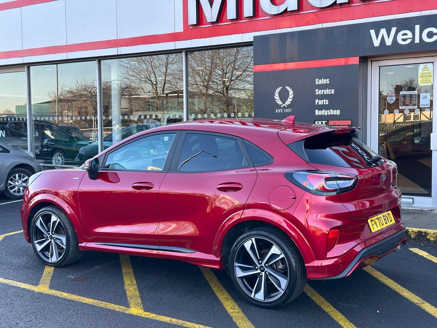 SOLD - Used FORD PUMA 2020 Red in St. Helens, Merseyside | Middlehurst ...