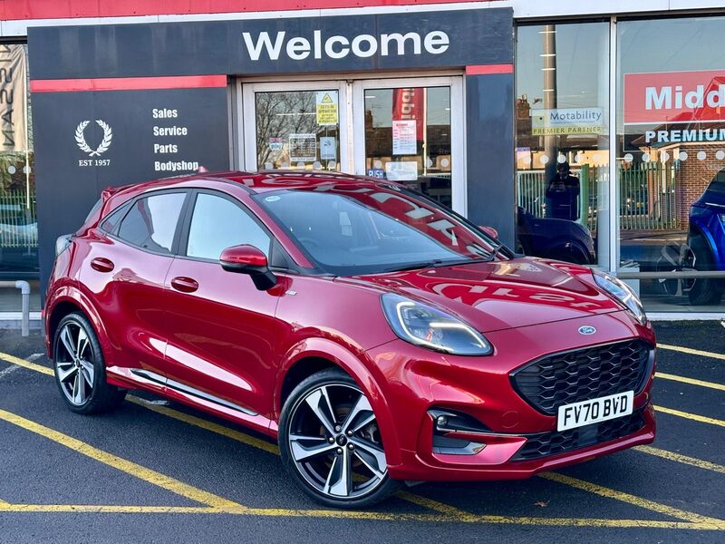 SOLD - Used FORD PUMA 2020 Red in St. Helens, Merseyside | Middlehurst ...